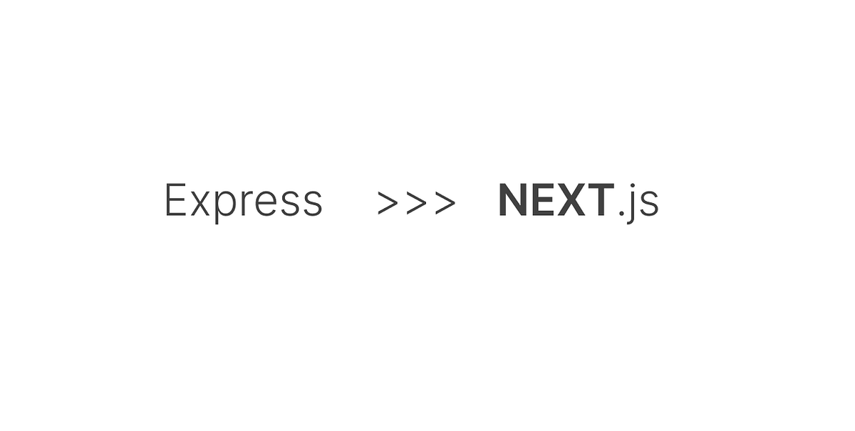 Migrating a web app from ExpressJs to NextJs | by Amir Hachaichi | JavaScript in Plain English