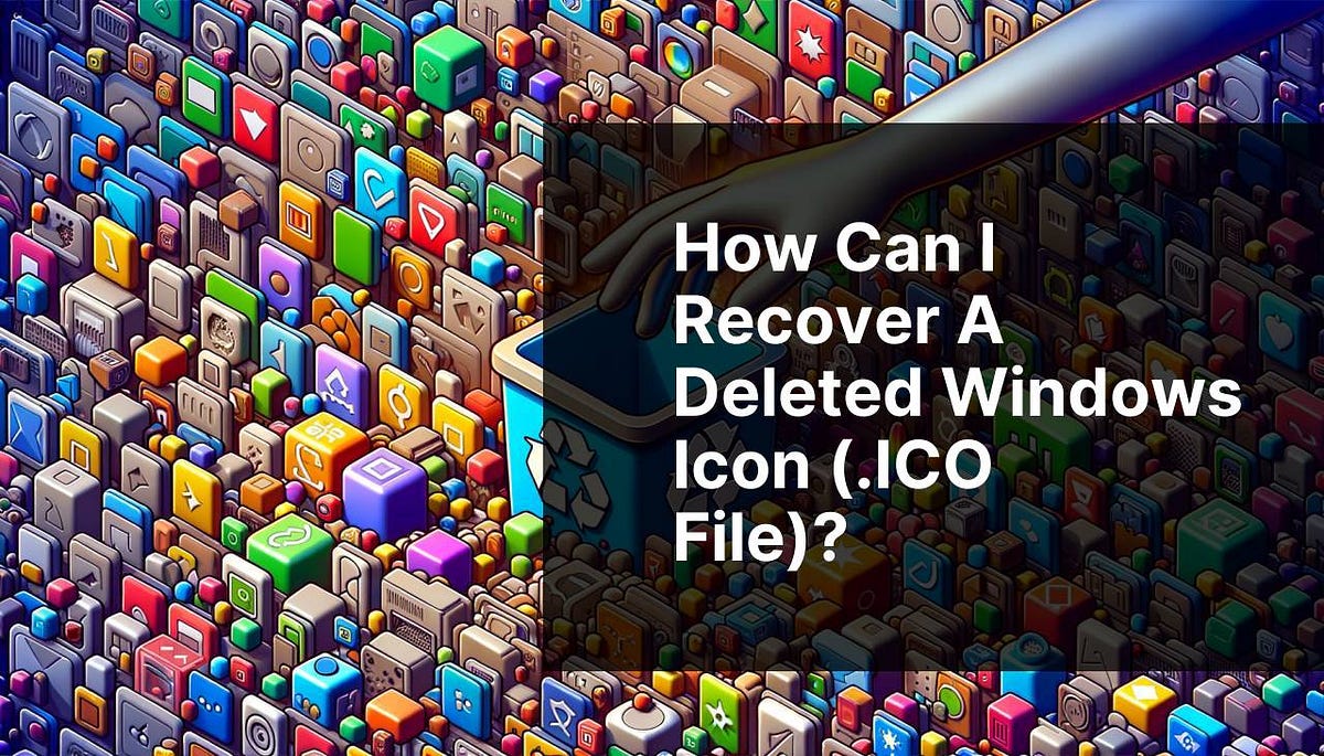 How can I recover a deleted Windows Icon (.ICO file)? | by Best Software for Mac, Windows & iOS ...
