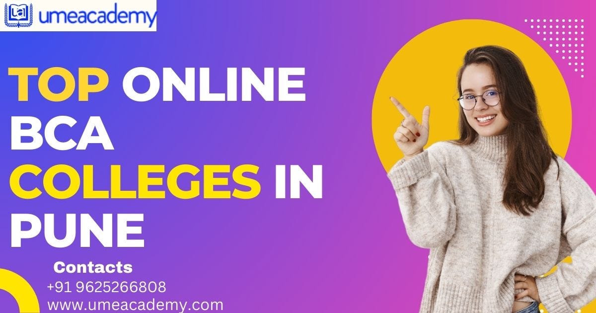 Top Online BCA Colleges In Pune - Vinay - Medium