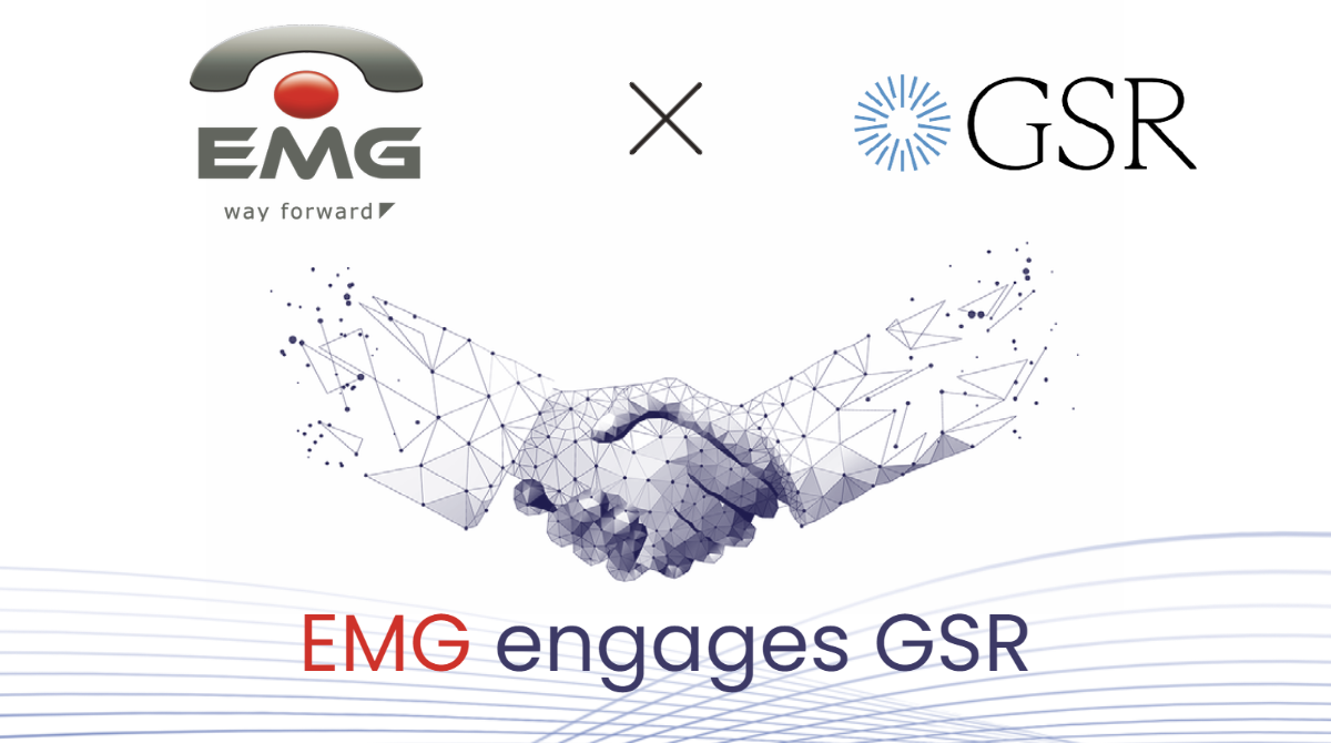 EMG engages GSR market maker. Emeldi Group (EMG) has engaged GSR for ...
