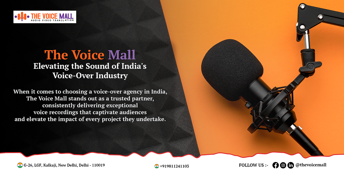 Leading Voice-Over Agency in India - 3sstudio - Medium