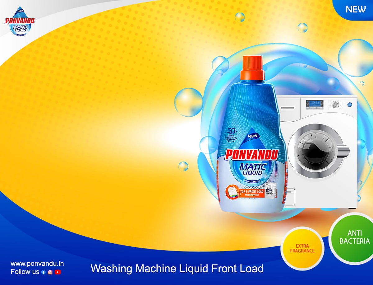Washing Machine Liquid Front Load | by Ponvandu Detergent and Diswash ...