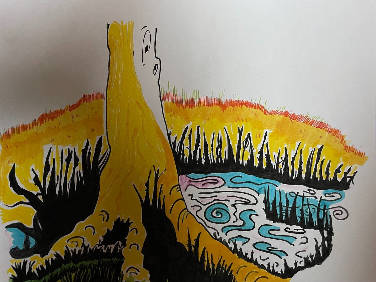 A Drawing A Day: Anthropomorphism & Nature | by NO AI!! Hermione Wilds ...