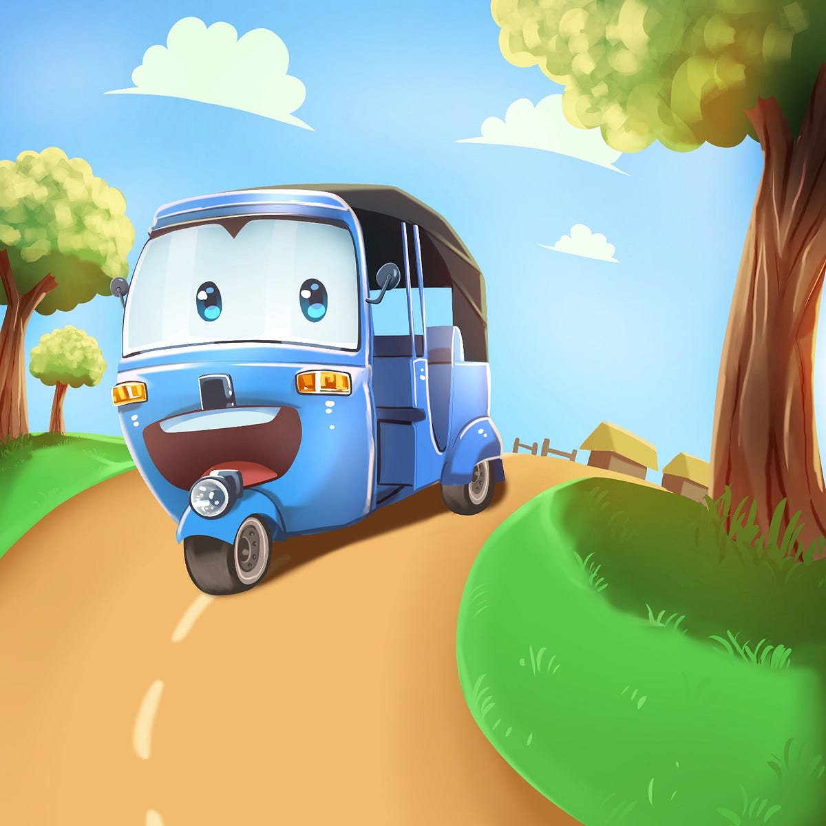 “Benny the Talking Bajaj in the Park” | by Papergazellestudio | Oct ...