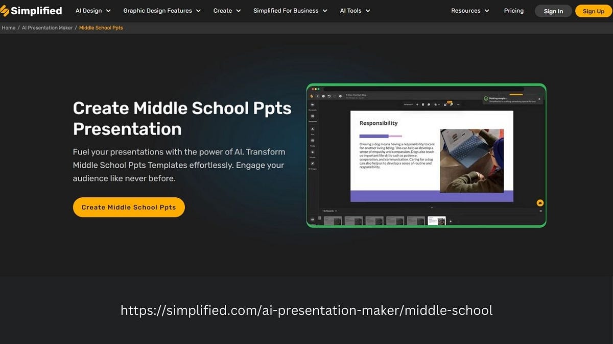 Simplified: Making Middle School PPTs Presentations Effortless and ...