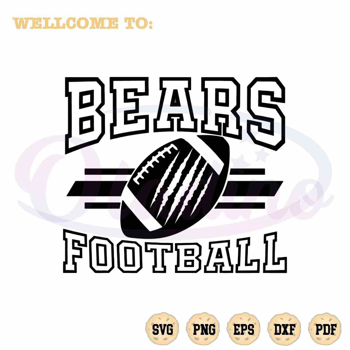 Bears Football Players NFL Team Best SVG Cutting Digital Files - Daniel ...