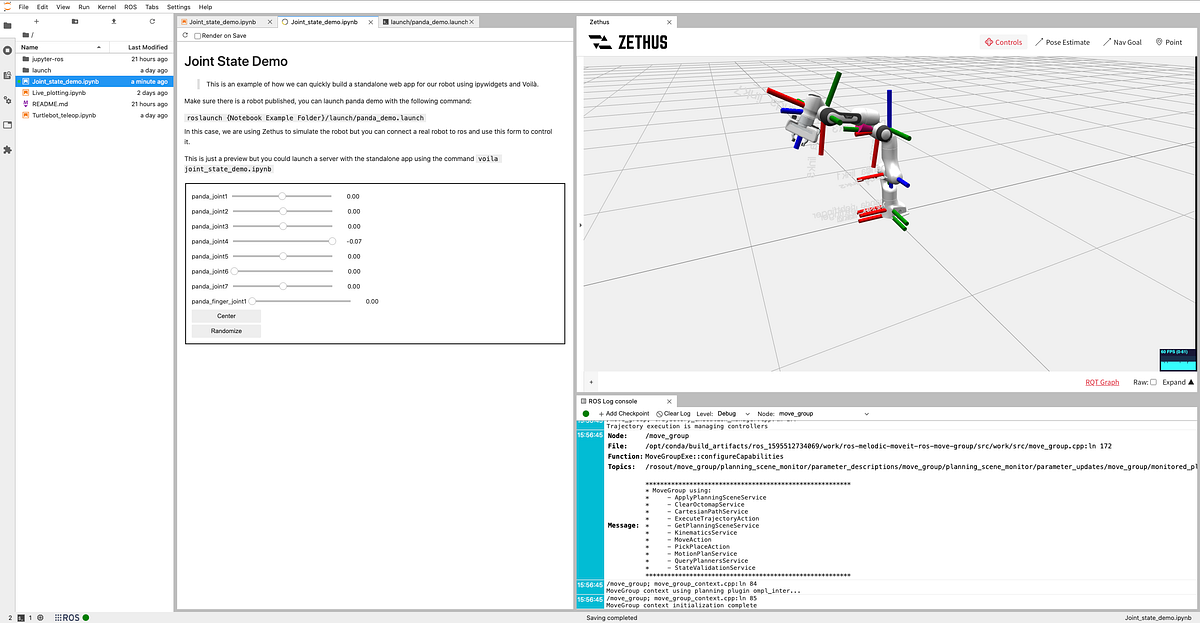 JupyterLab, the Cloud Robotics Command Station | by Carlos Herrero ...