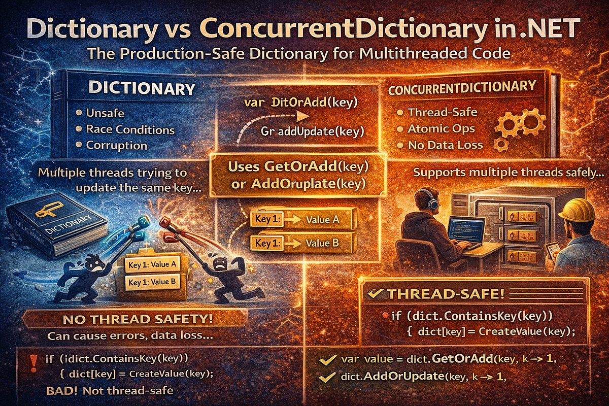 ConcurrentDictionary in .NET. The “production-safe” dictionary when ...