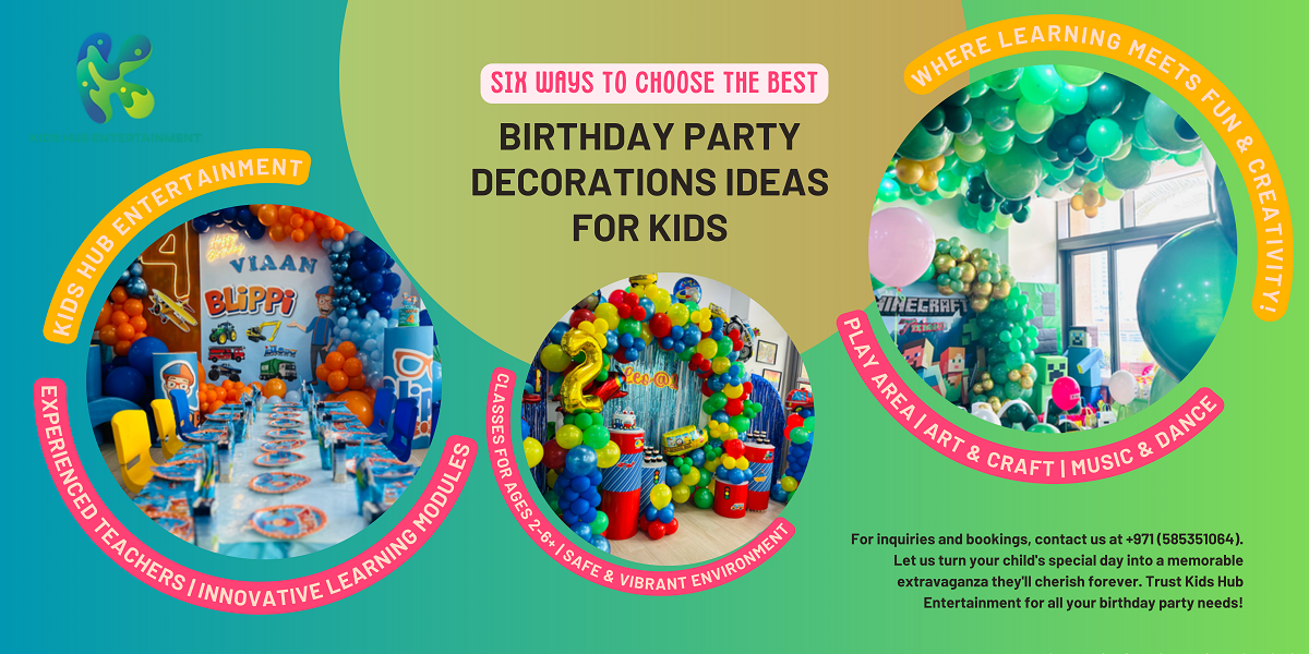 Six Ways to Choose the Best Birthday Party Decorations Ideas For Kids ...