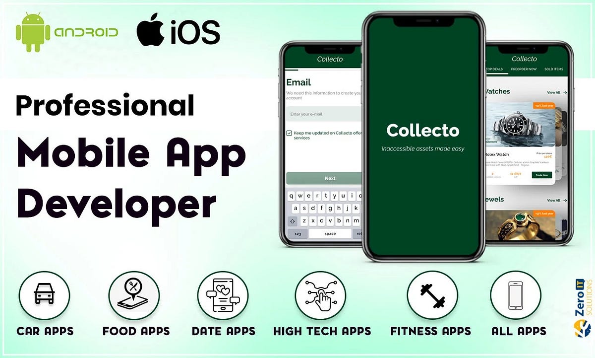App Developer For Ios And Android Using Flutter Zero It Solutions 9850