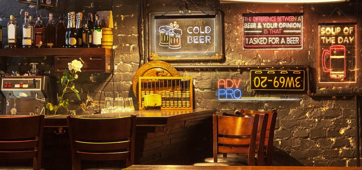 Reasons to Include Neon Light Bar Signs | by ADVPRO Advance Advertising ...