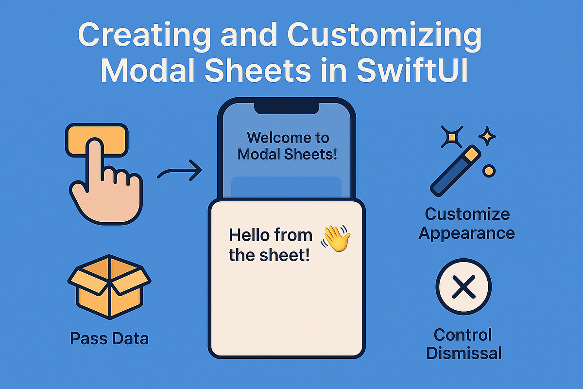 How to Create and Customize Modal Sheets in SwiftUI | by Karan Pal | Swift Pal