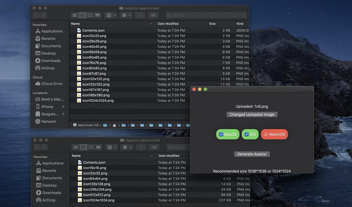 How to Quickly Generate iOS App Icon Assets | by Brett Fazio | Mac O ...