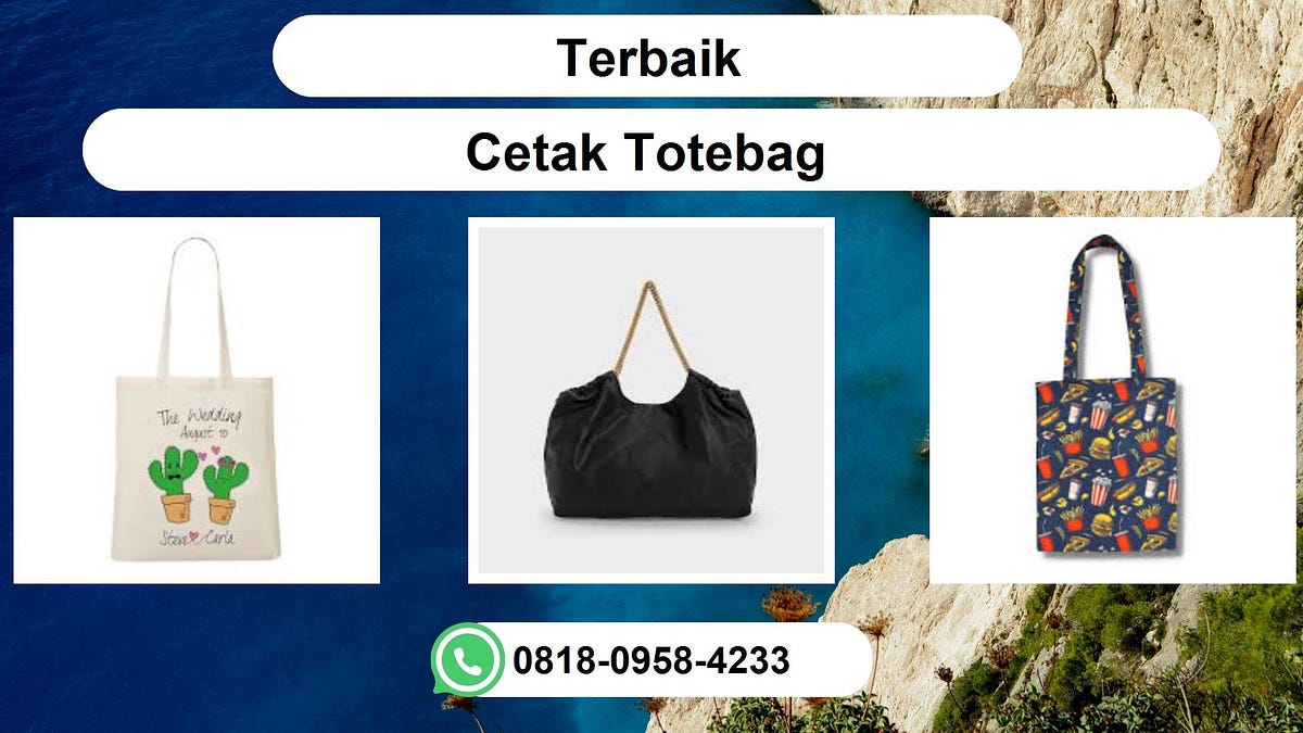 Terbaik, 0818–0958–4233 Cetak Totebag Indomaret - Husaniasifana - Medium