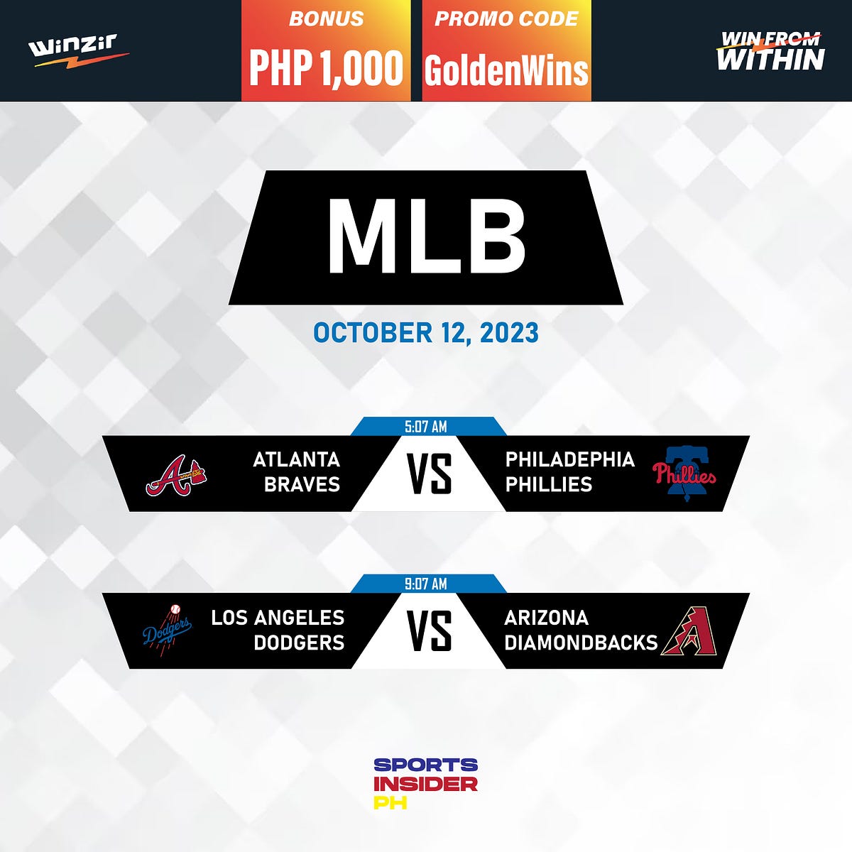MLB Playoffs Matches | October 12, 2023 | by sportsinsiderph | Medium