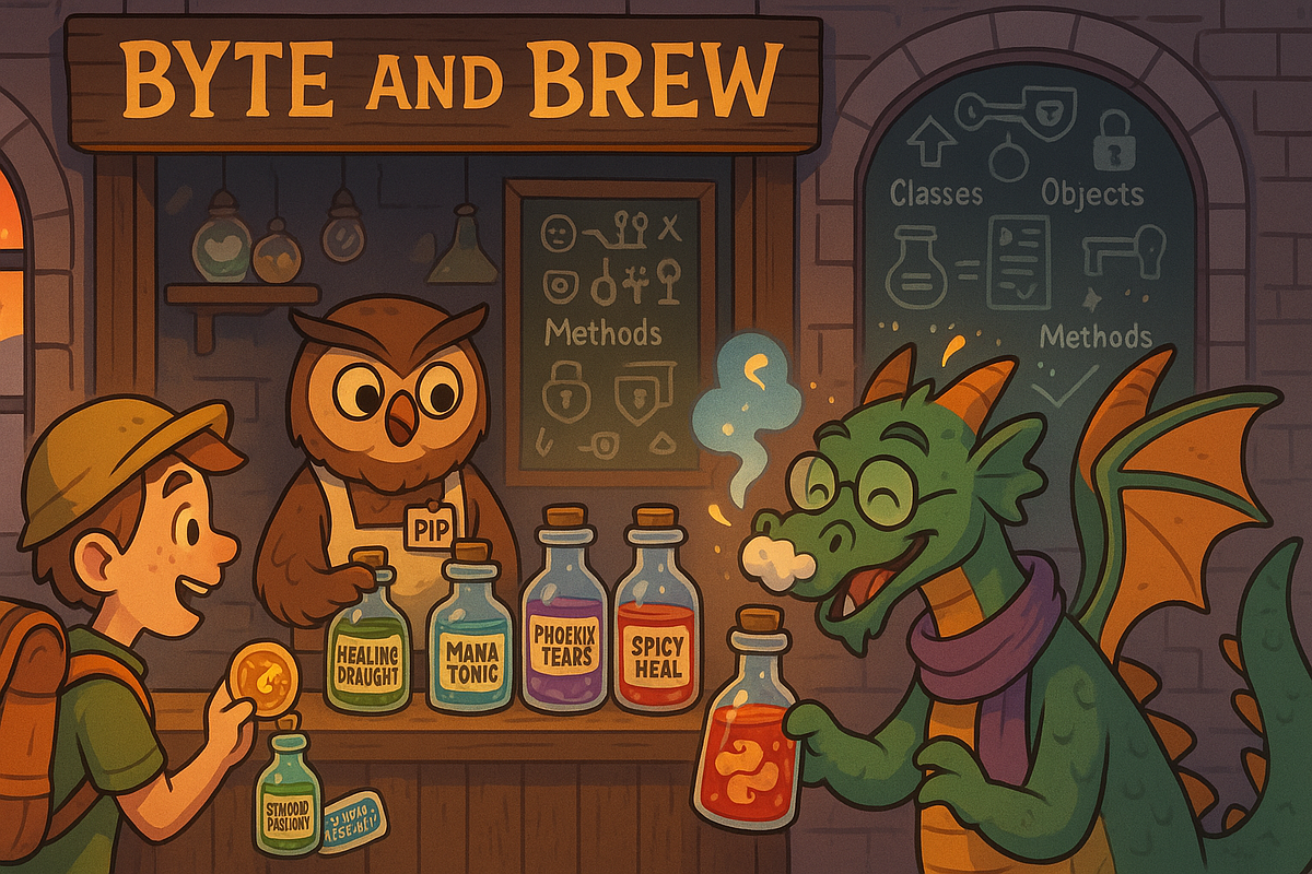 Python OOP through a playful story: The Potion Shop | by Tahsinul Haque ...