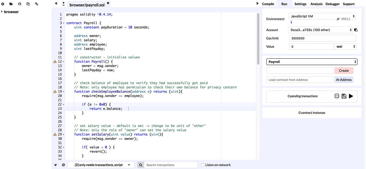 Smart Contract Class 1 - summary. This week I started my another class ...