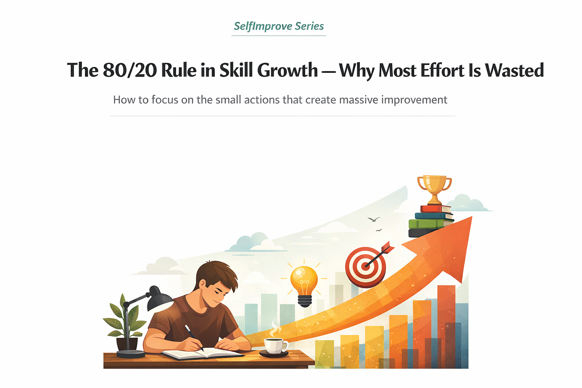 The 80/20 Rule in Skill Growth. How to focus on the small actions that ...