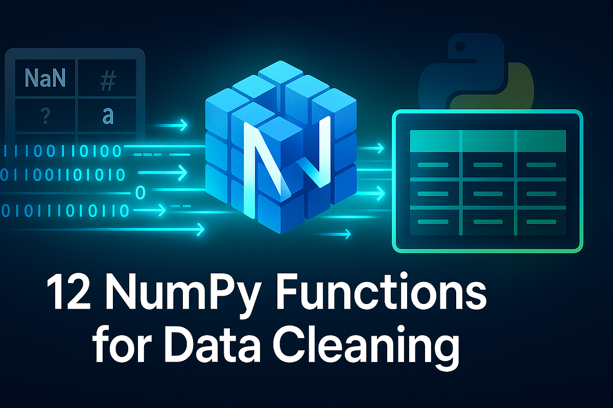 12 NumPy Functions I Use for Data Cleaning (Not Math) | by Thinking Loop | Aug, 2025 | Medium