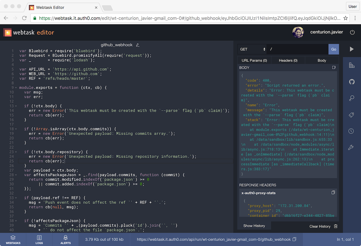 🤖 Webtask.io : Cron job as a Service | by katopz | Medium