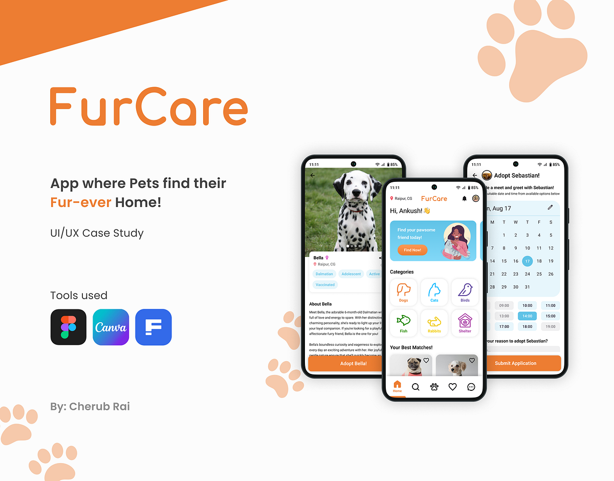 FurCare — App where Pets find their Fur-ever Home! | by Cherub Rai | Medium