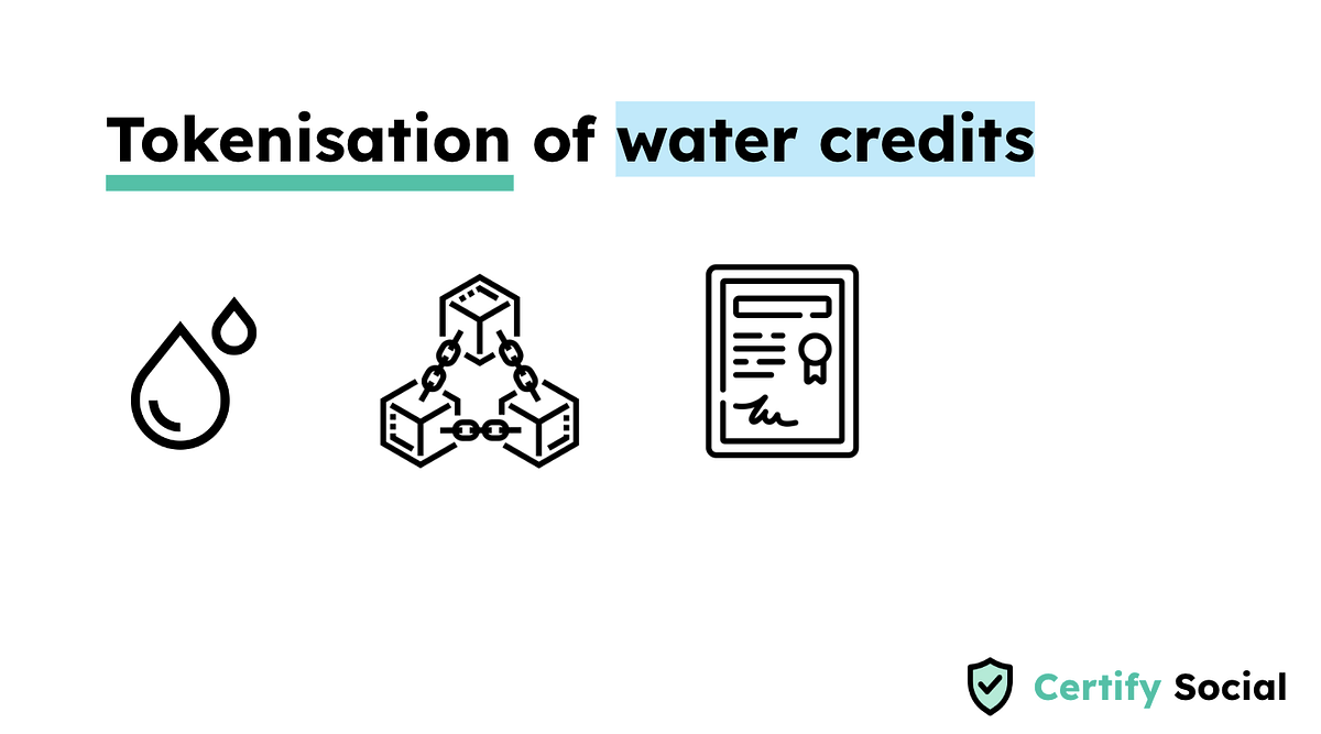 Tokenisation of Water Credits - Certify | Medium