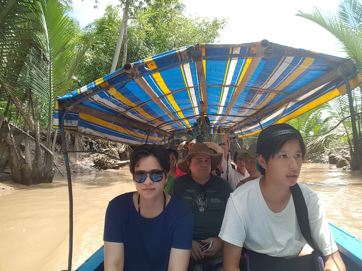 A balancing act and a silent prayer down the Mekong, I went | by Veronica Holsinger ...