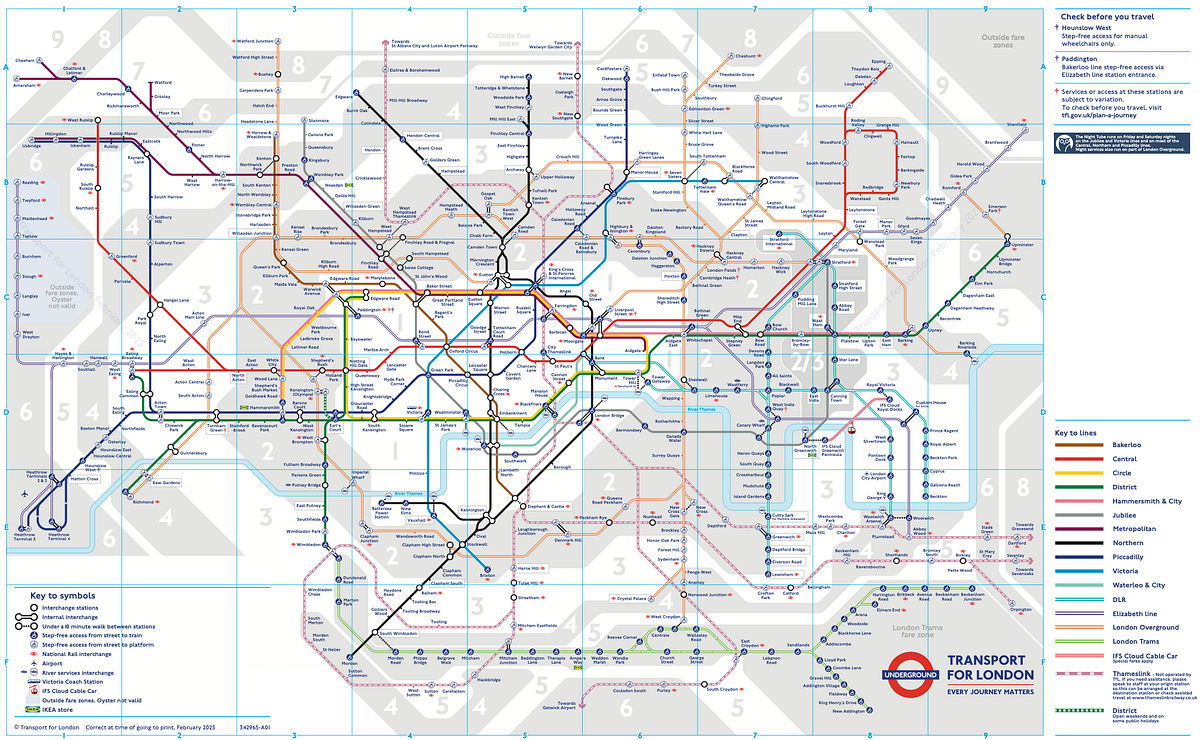The tyranny of the Tube map (or: why thinking outside the box is the ...