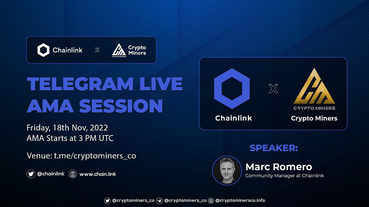 AMA Recap: CRYPTO MINERS X CHAINLINK | by CRYPTO MINERS | Medium