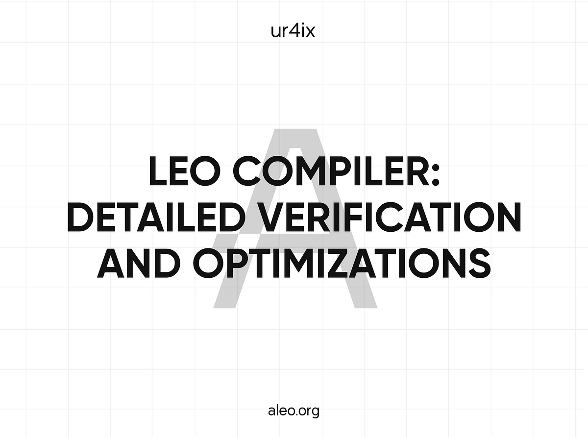 Leo Compiler Detailed Verification And Optimizations By Ur4ix Nov 2023 Medium