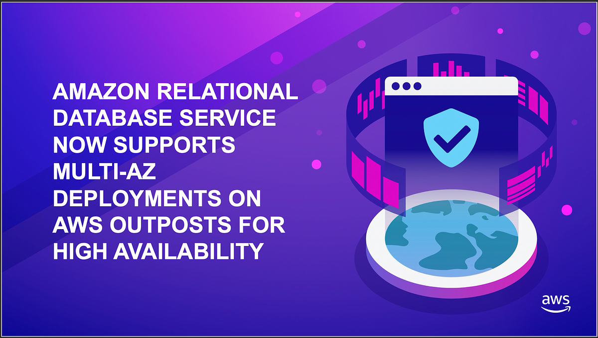Amazon Relational Database Service now supports Multi-AZ deployments on AWS Outposts for High ...
