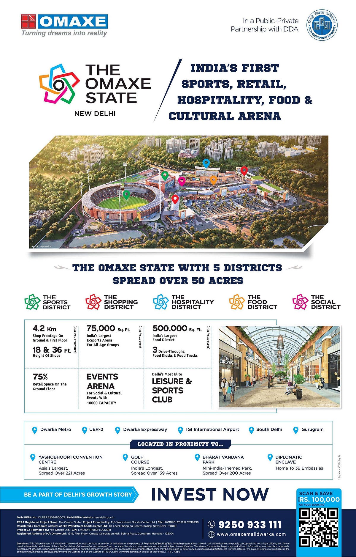 The Omaxe State: A New Commercial Sports Complex Project at Dwarka ...