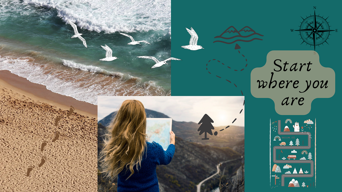Start where you are. Start where you are because this place… | by ...