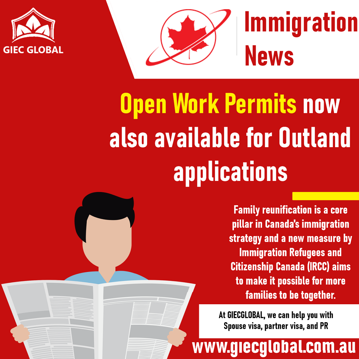 Canada Immigration News Update. GIECGLOBAL can help people with spouse ...