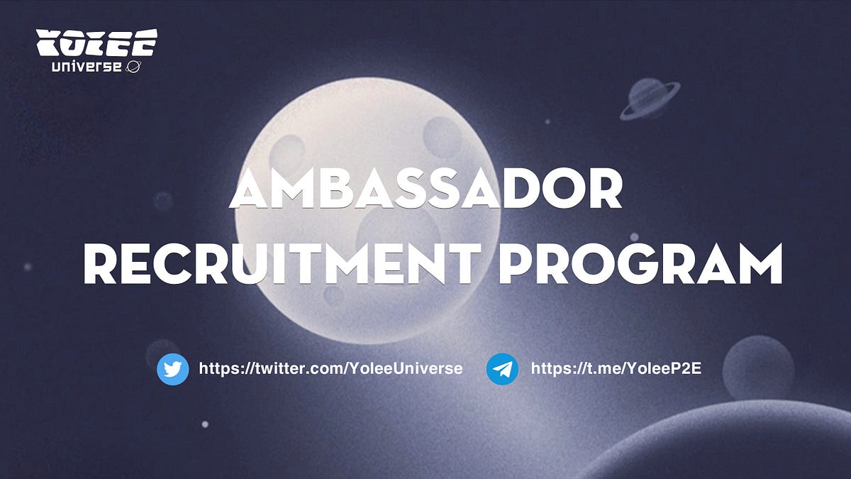 Yolee Universe Ambassador Recruitment | by Yolee | Medium