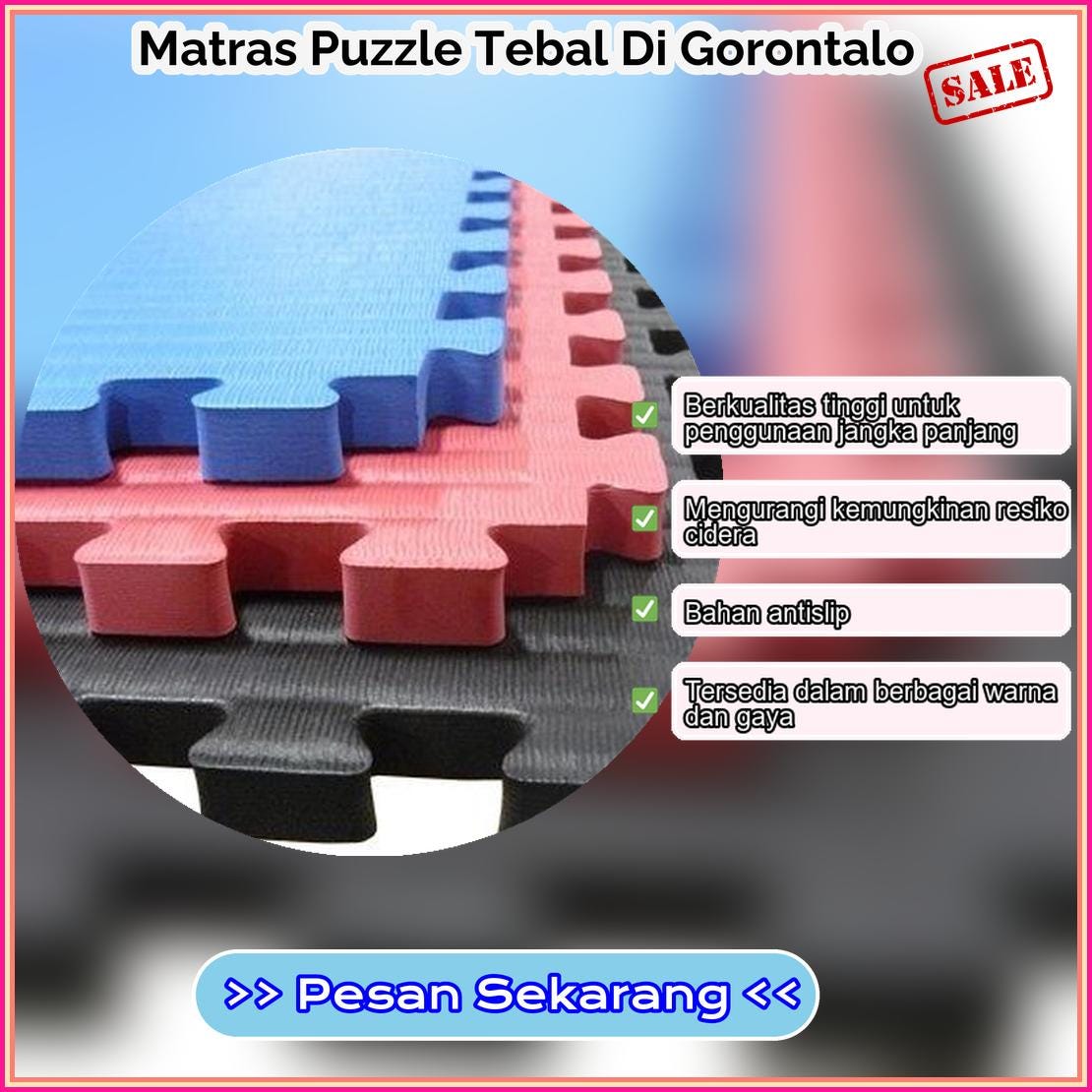 Matras Puzzle Tebal Di Gorontalo - Matras Judo - Medium