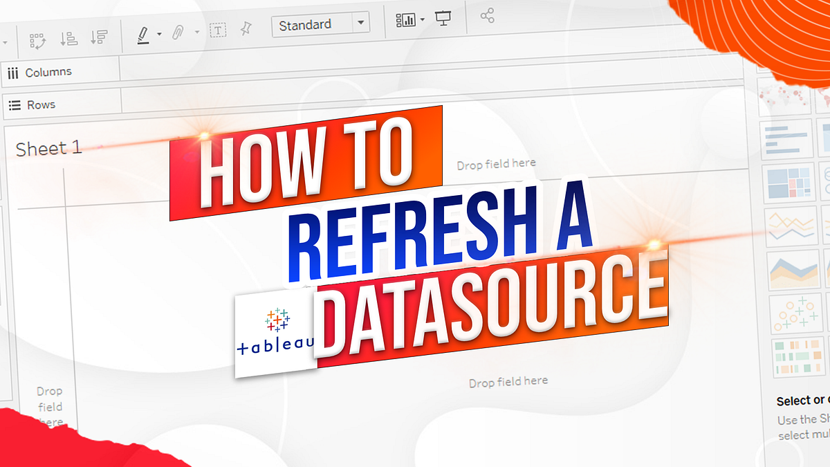 How to Refresh a Data Source in Tableau Desktop and Tableau Online | by Robert J Breen | Medium