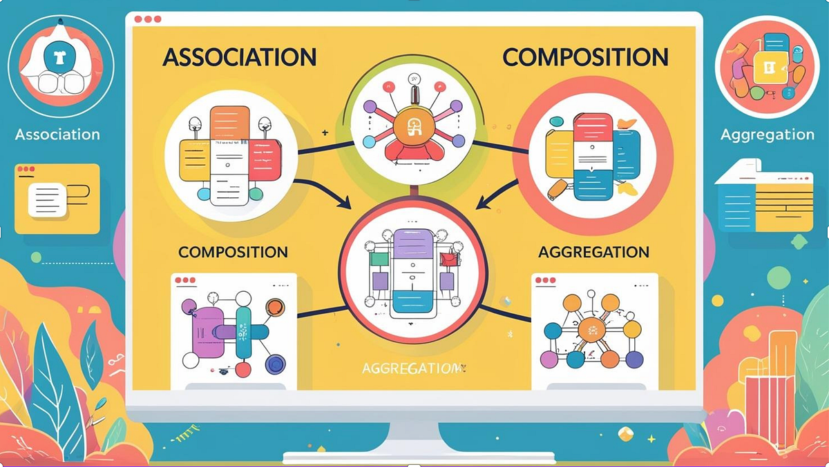 Understanding Association, Aggregation, and Composition in OOP with Coding Examples | Medium