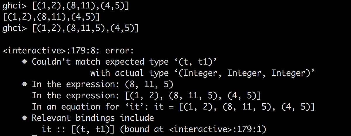Haskell #7 (Tuples). 이번 장에서는 하스켈의 튜플이라는 자료구조에 대해서 알아봅니다. | by 디지털 세상을 만드는 아날로거 | Medium