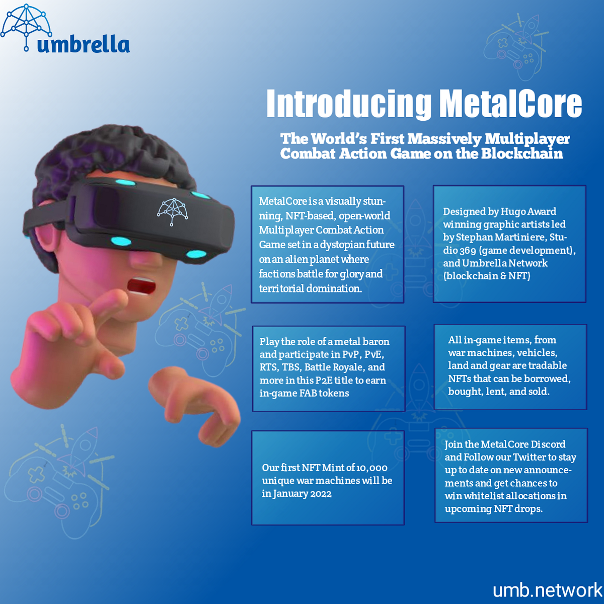 🎉 the time is now! @UmbNetwork announce the launch of @MetalCoreNFT, a ...