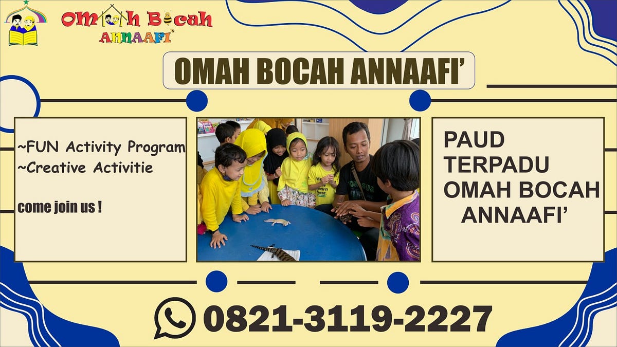 WA 0821–3119–2227, Sekolah Islam Omah Bocah Di Kota Malang | by Sekolahanaktkdikotamalang | Medium
