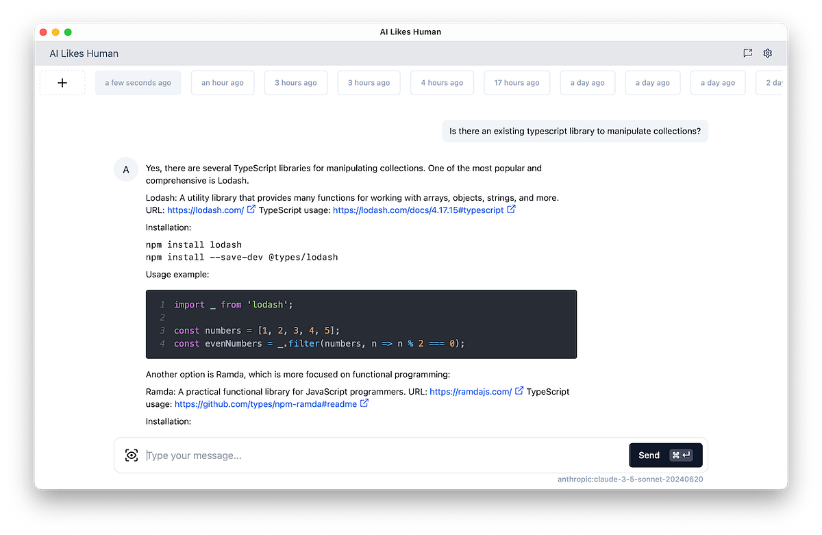 AI Likes Human: LLM Client you will love | by Samuel Magny | Oct, 2024 | Medium