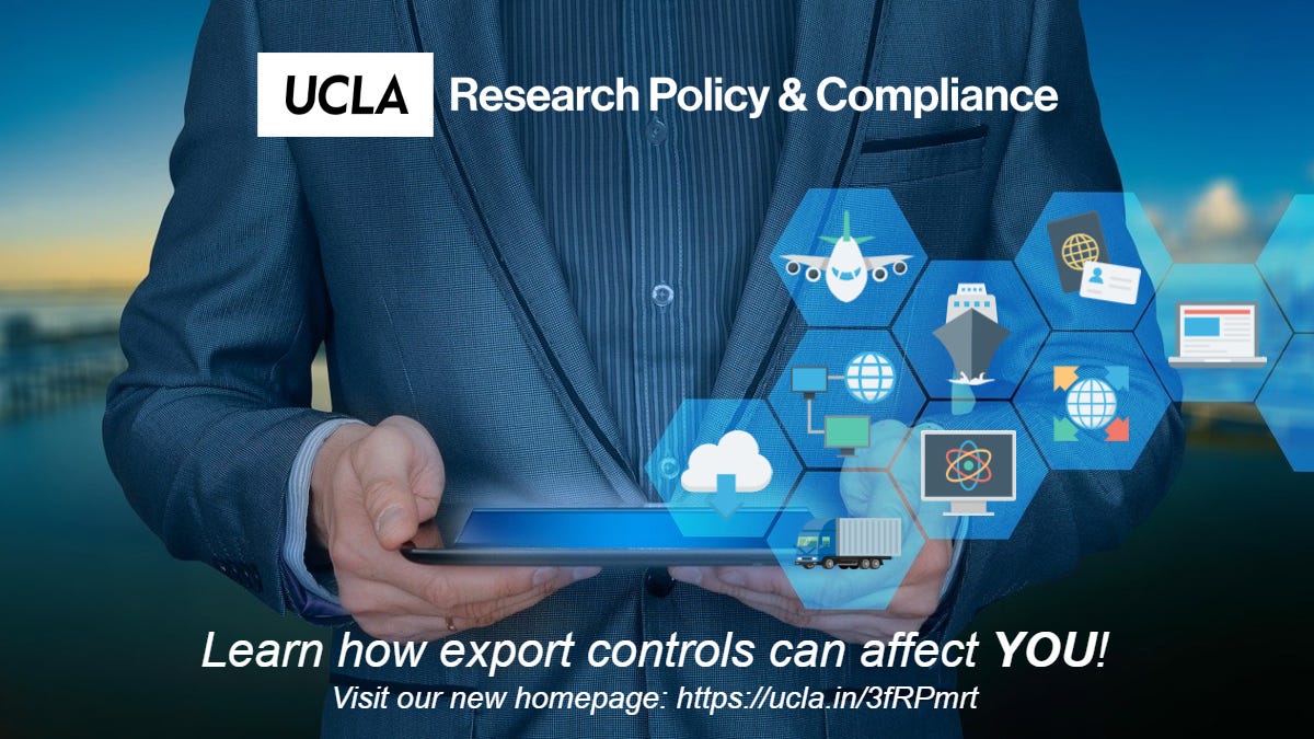 UCLA Export Controls. The Export Control team in UCLA… | by UCLA Export ...