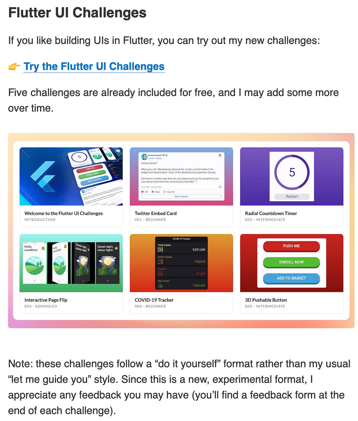 [Flutter] Flutter UI Challenges : 시작 | by Cody Yun | Apr, 2024 | Medium