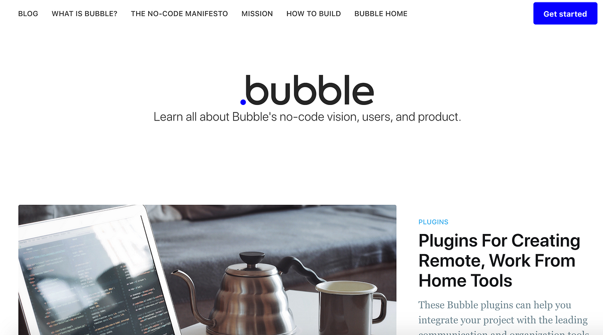 We’ve migrated! New content on bubble.io/blog | by Vivienne Chen | [OLD ...