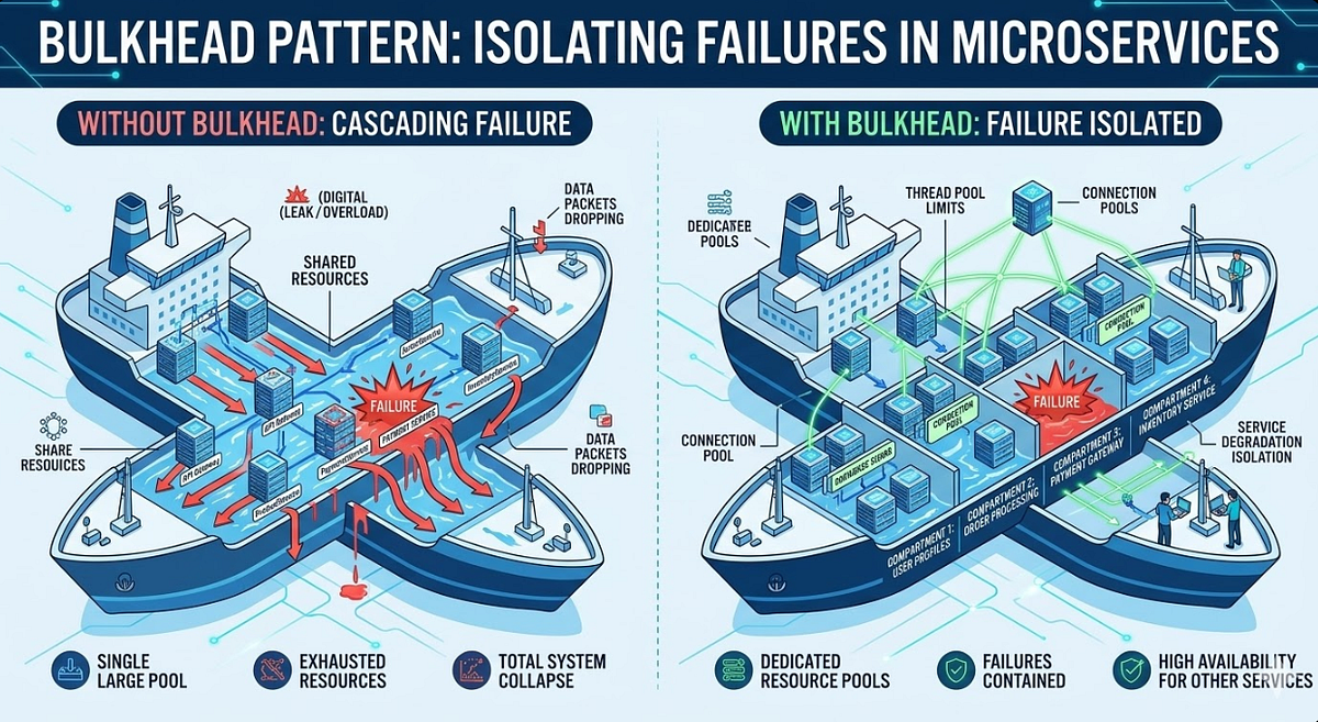 🛡️ Bulkhead Pattern: Isolating Failures in Microservices Architecture ...