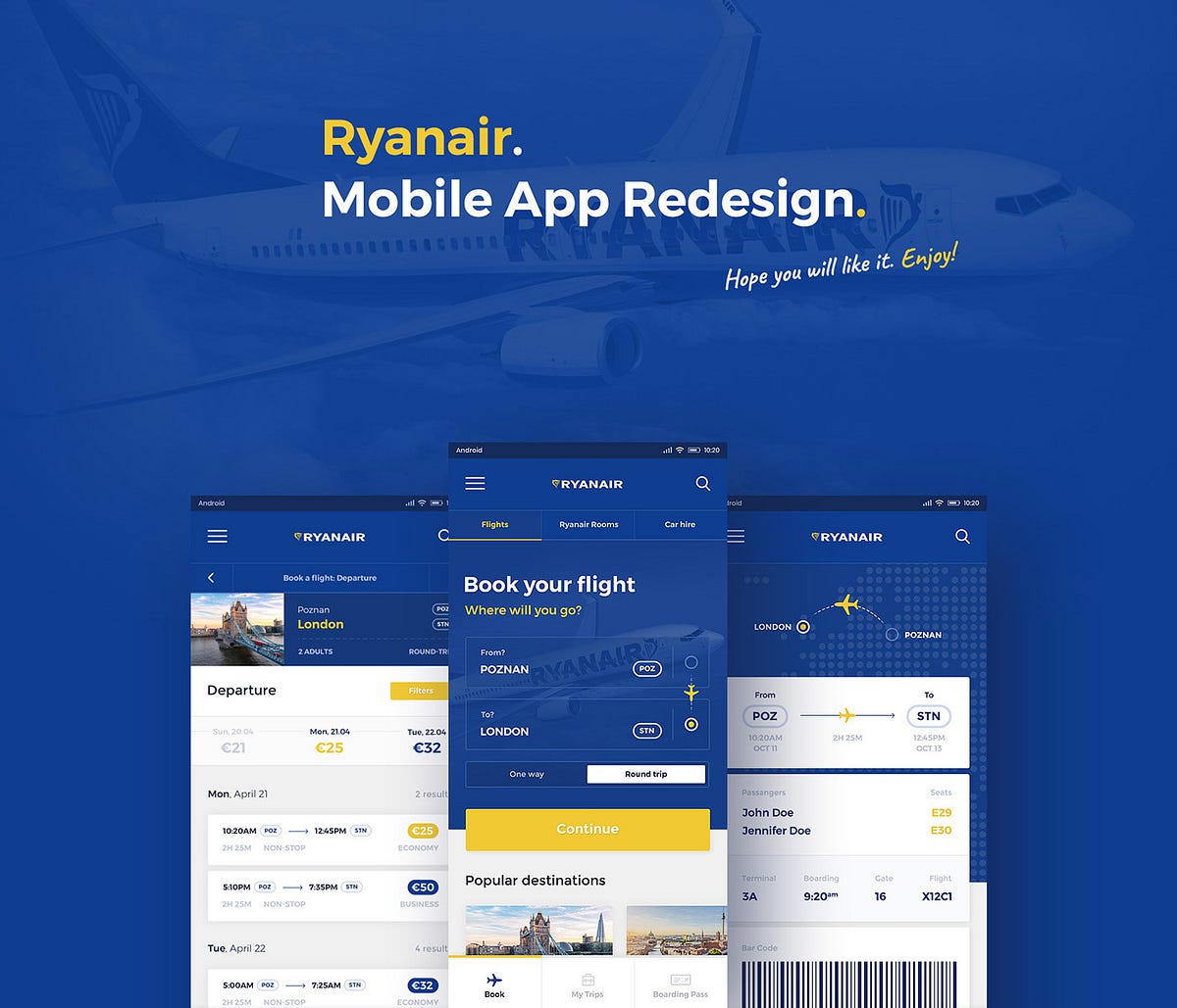 RyanAir App Redesign: Improving User Experience for Travelers | by ...
