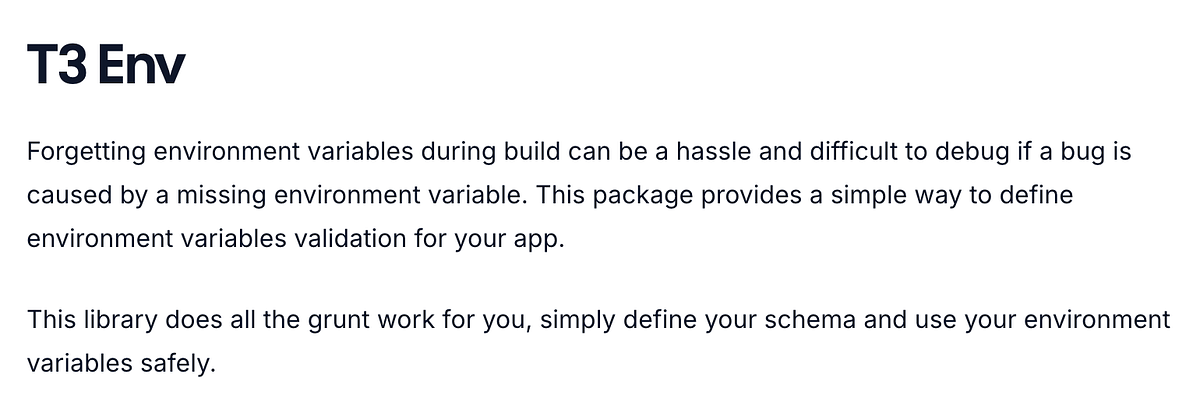 Here’s how Lobechat applies typesafety to its environment variables in ...