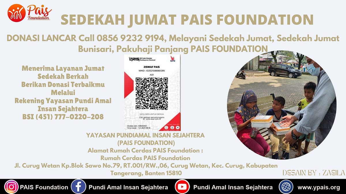 DONASI LANCAR Call 0896 9232 9194, Yayasan Yang Menerima Sedekah, Sedekah Jumat Bunisari ...