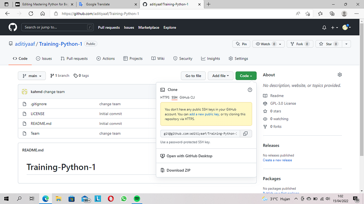 Mastering Python for Beginners using PyCharm and saving on GitHub ...